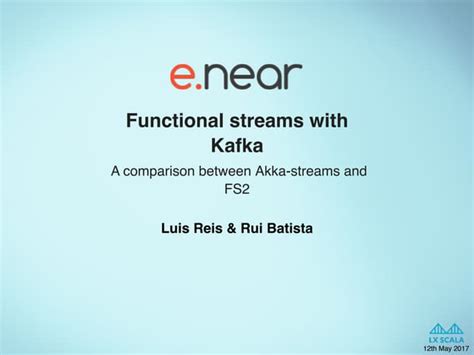 Functional Streams With Kafka A Comparison Between Akka Streams And