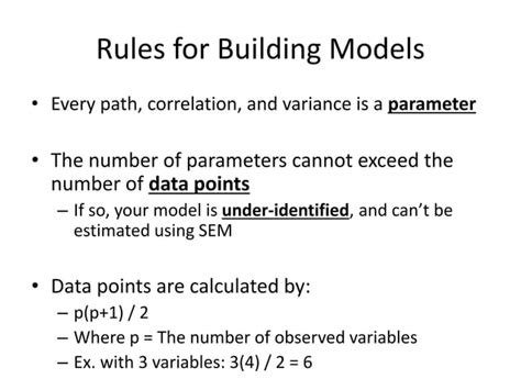 basics of structural equation modeling pptx technology and computing