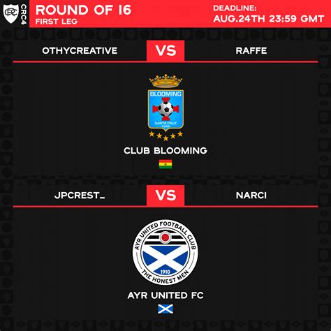 Round Of 16 1st Leg