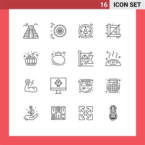 Set Of 16 Commercial Outlines Pack For Chinese New Year Asian Customer Graphic Crop Tool