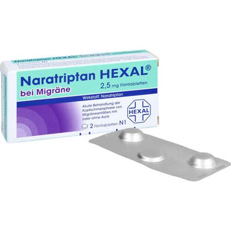 Naratriptan Hexal Bei Migräne 25 Mg Filmtabletten Günstig Kaufen