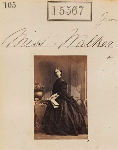 Npg Ax63499 Miss Walker Portrait National Portrait Gallery
