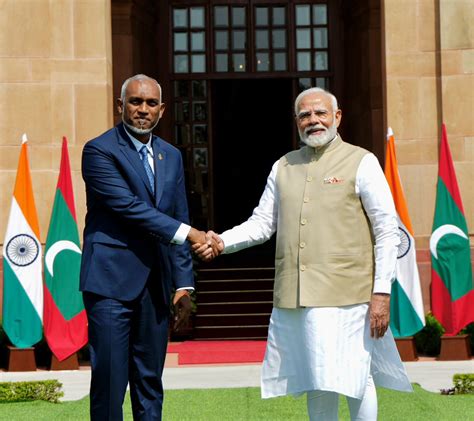 Pm Modi Holds Bilateral Talks With Maldives President Focus On