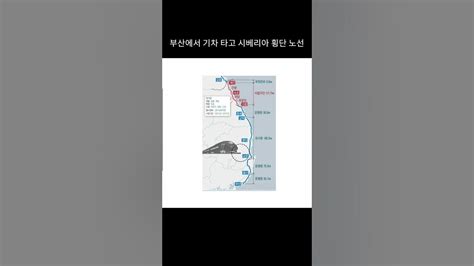 부산에서 기차타고 강릉 넘어 시베리아 횡단까지 Youtube