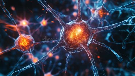 Neural Networks Displaying Synaptic Activity Under Microscopic Observation In A Dark Environment