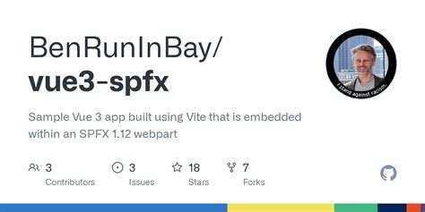 GitHub BenRunInBay Vue3 Spfx Sample Vue 3 App Built Using Vite That