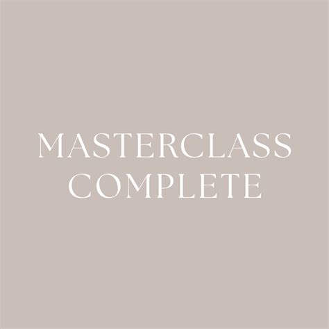 Masterclass Complete Jacqui Designs