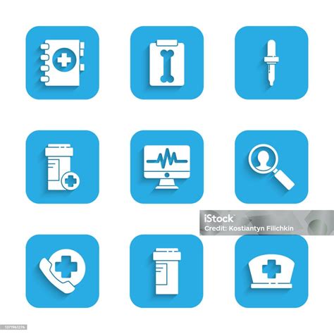 Réglez Le Moniteur Avec Cardiogramme Flacon De Médicament Croix De
