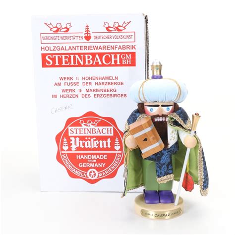 Steinbach Caspar Handmade Wooden Nutcracker Ebth