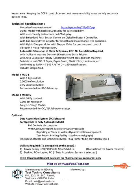 Coefficient Of Friction Cof Tester 2018 Pdf Computing Technology And Computing