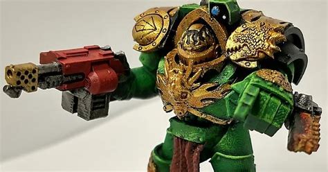 Custom Salamanders Chapter Master In Terminator Armour Album On Imgur
