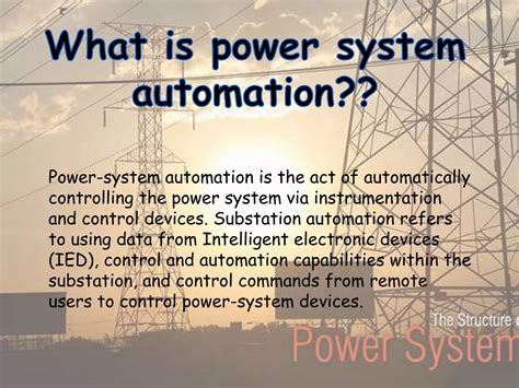 Scada And Power System Automation Pptx Scada And Power System Automation Pptx