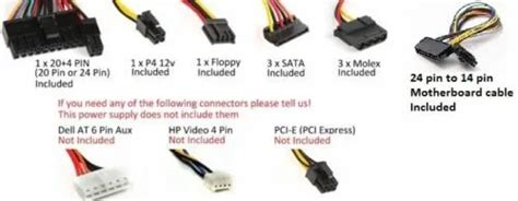 Computer Power Supply Connectors