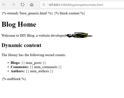 Css How To Get Liveserver To Render Django Templates Stack Overflow