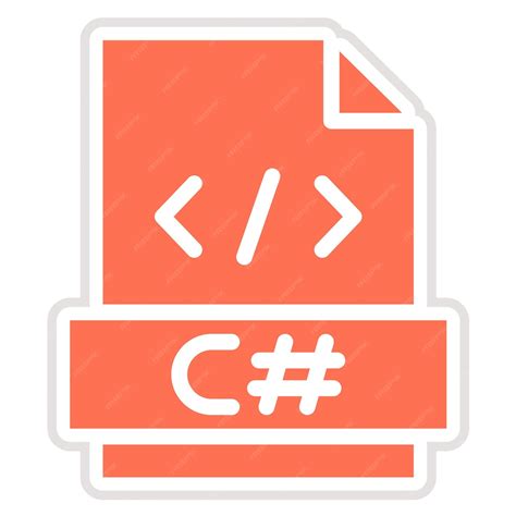 premium vector c sharp vector icon design illustration