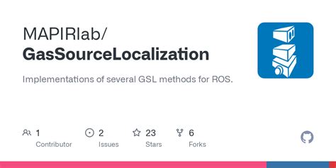 Github Mapirlabgassourcelocalization Implementations Of Several Gsl Methods For Ros