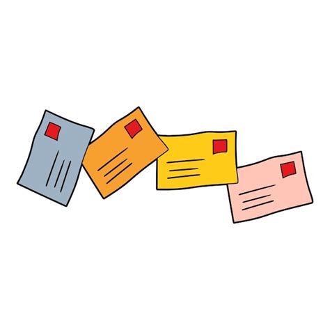 Premium Vector Cartoon Mail