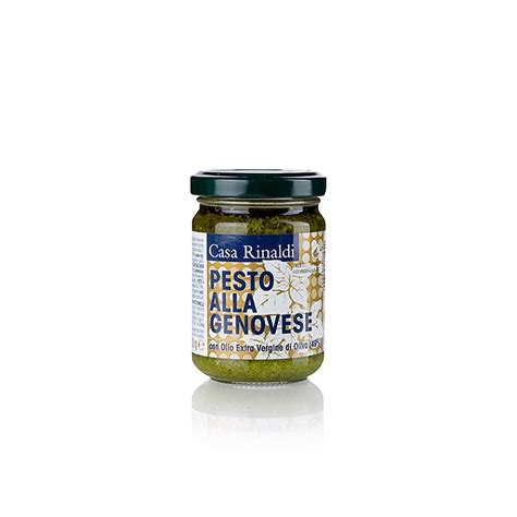 Pesto Alla Genovese Basil Sauce With Extra Virgin Olive Oil Casa