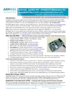 Tutorial Cortex M Stm F Discovery Kit Keil Tutorial Cortex M