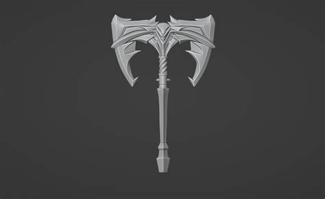 Sub Zero Axe From The Mortal Kombat 11 Deceiver Reaver 3d Model 3d Printable Cgtrader
