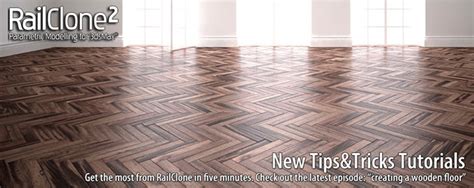 3 Railclone Parquet Floor Tutorials 3d Architectural Visualization And Rendering Blog