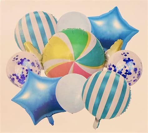 Pack 9 Globos Candy Party Helio