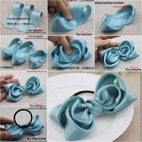 How To Diy Satin Ribbon Bow Hair Accessory