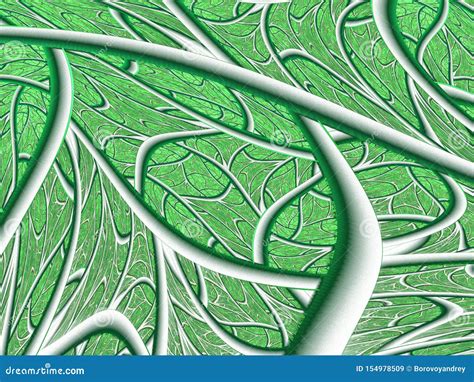 Structure Of A Leaf Texture Fractal Design Stock Illustration Structure Of A Leaf Texture Fractal Design Stock Illustration