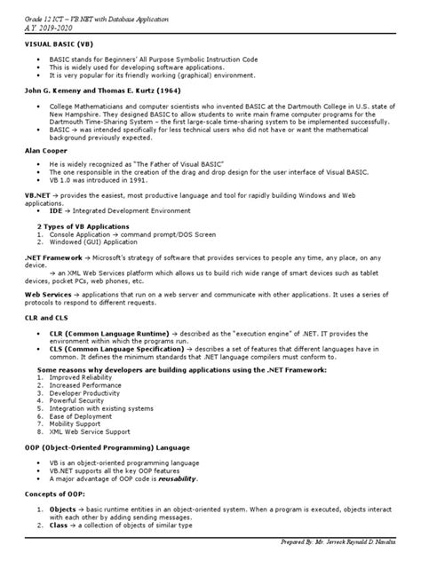 Ict 10 Lecture Pdf Inheritance Object Oriented Programming Object Oriented Programming