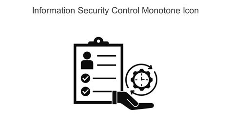 Information Security Control Monotone Icon In Powerpoint Pptx Png And Editable Eps Format Ppt Sample