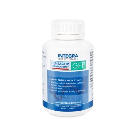 integra nutritionals geneactiv® formulation p gfp 60 capsules cell