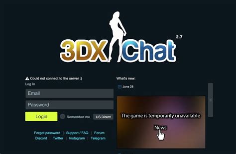 Could Not Connect To The Server Page 4 Technical Support 3DXChat