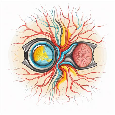 Premium Ai Image Cartoon Optic Nerve With Retina