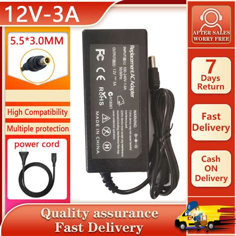 12v 3a 5530mm Ac Power Adapter For Kawai Ps 129 Power Charger Lazada Ph