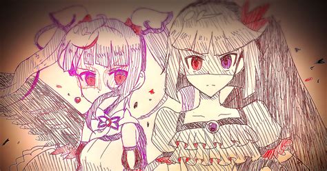 ひろプリ ド性癖闇堕ちプリキュア 海色･紫苑 のイラスト Pixiv