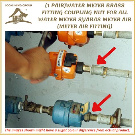 1 Pairwater Meter Brass Fitting Coupling Nut For All Water Meter