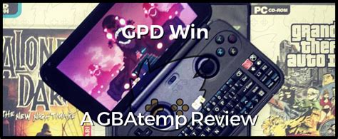 GPD Win Handheld PC Gaming Console Review Hardware Official GBAtemp