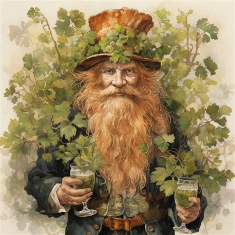 Irish Man Dressed In Green Art Free Stock Photo - Public Domain Pictures