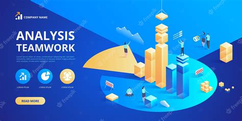 Premium Vector Isometric Business Analysis Planning Project