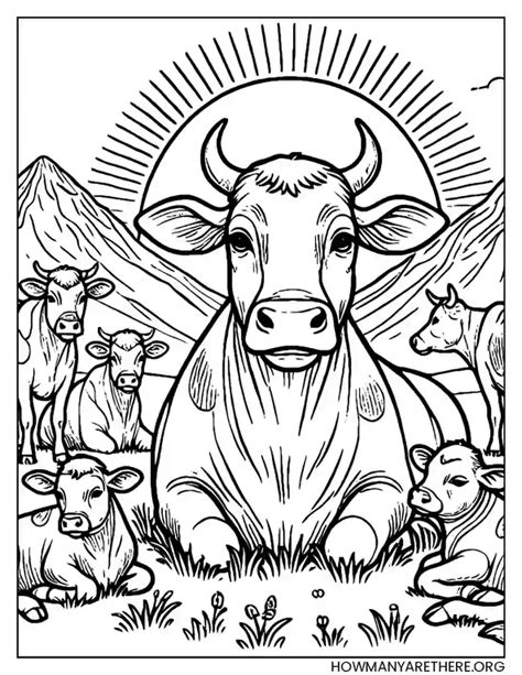 9 Dibujos E Imagenes Vaca Para Colorear Y Imprimir Gratis Para Adultos