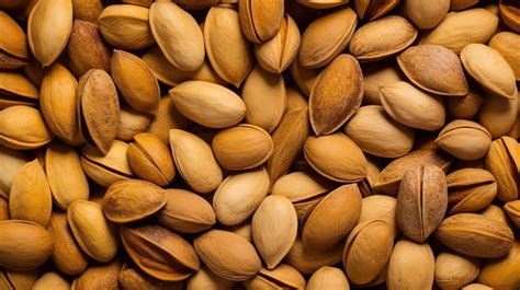 Golden Twig Texture Exquisite Pecan Botanic Plant Nut Background Plant