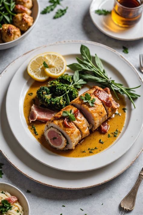 Saltimbocca Di Pollo Alla Romana Roulades Receta En 2024 Comida