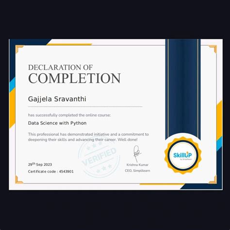 gajjela sravanthi on linkedin certification learning growth