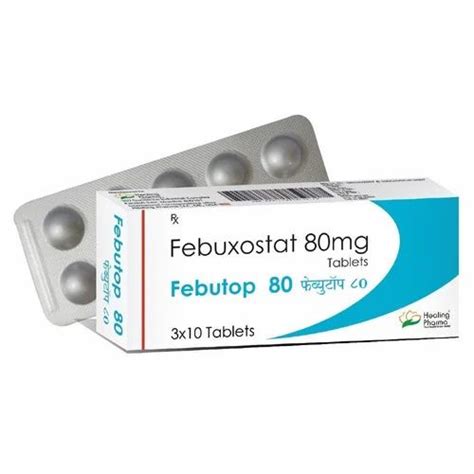 80mg Febuxostat Tablets At ₹ 180box Uloric In Amravati Id