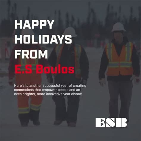 Es Boulos Company On Linkedin Esboulos Myrgroup Happyholidays