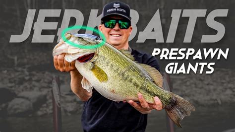 Giant Prespawn Bass On Jerkbaits Youtube
