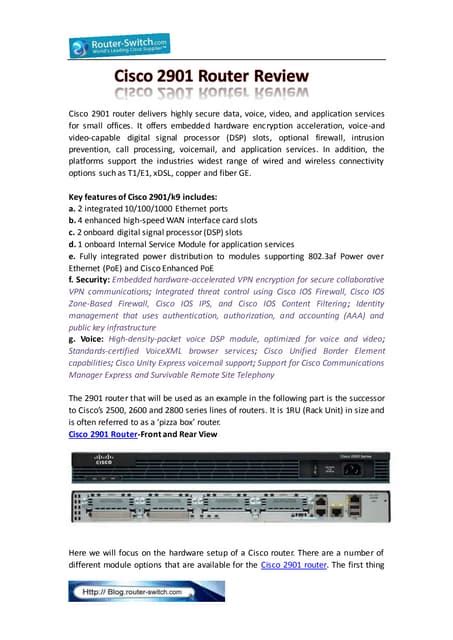 Cisco 2901 Router Review Docx