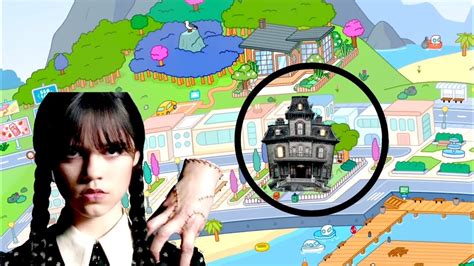 Free To Copy Wednsday Horror House Design In Toca Life World🌍 Youtube