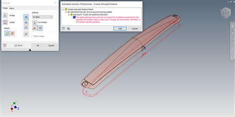 Solved Trouble Extruding To Surface Autodesk Community