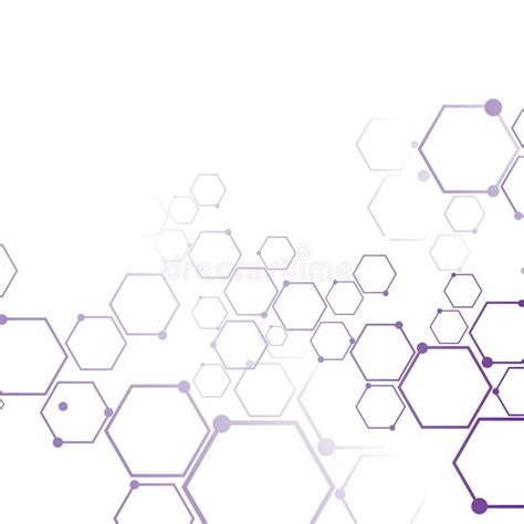 Abstract Molecular Connection Stock Vector Illustration Of Cloning Microbiology 74428455